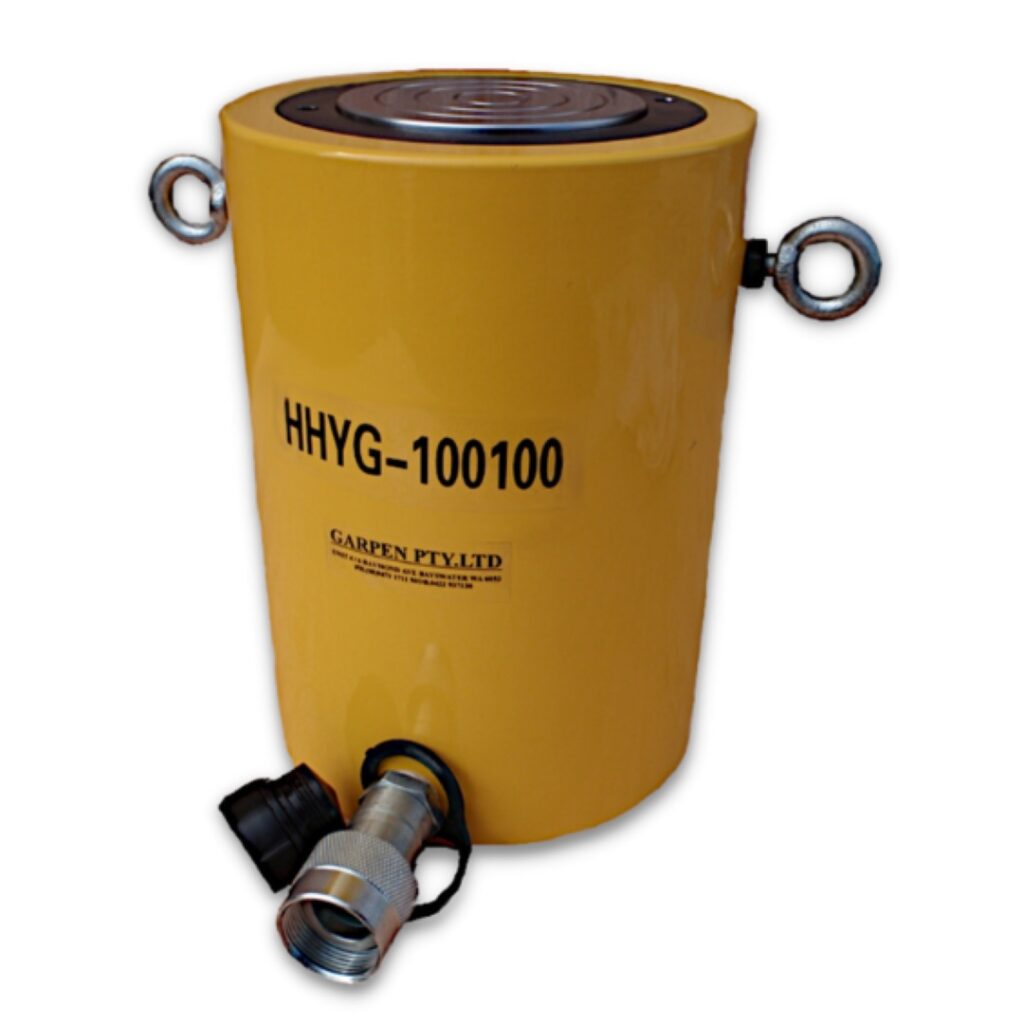 60t 50mm Stroke Hollow Hydraulic Ram - Garpen Industrial Equipment